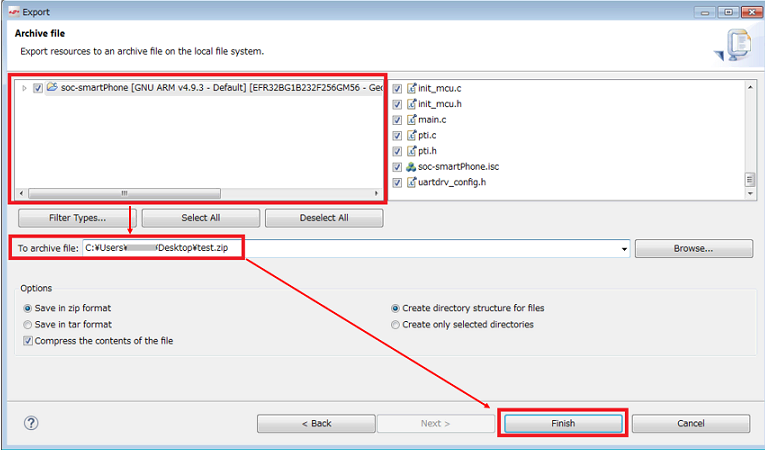 Silicon Labs EFM32：PC間でProjectを受け渡す方法を教えてください（Simplicity Studio ver.4 ...