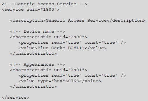 Silicon Labs Bluetooth：GATT Databaseファイル（gatt.xml）について教えてください - 半導体事業 ...