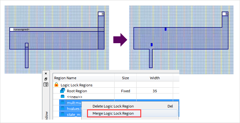 デザインの下位エンティティの配置を指定する方法（Logic Lock） - 半導体事業 - マクニカ