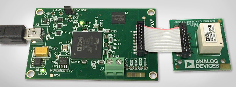 ROS対応の慣性計測ユニット ADIS16470 - 半導体事業 - マクニカ