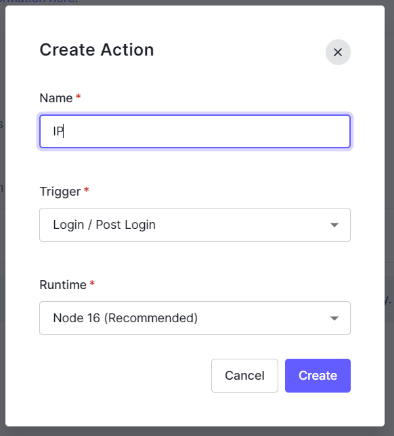 Realization of custom logic using Auth0 Actions function (customization of MFA requirements ...